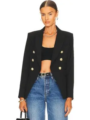 Veronica Beard Miller Dickey Jacket - Black & Gold