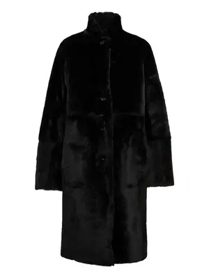 JOSEPH Britanny Reversible Coat - Black