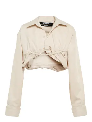 Jacquemus La Chemise Machou Shirt - Beige