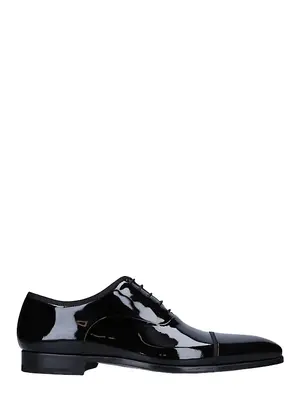 Magnanni Jadiel Patent-leather Oxford Shoes - Black