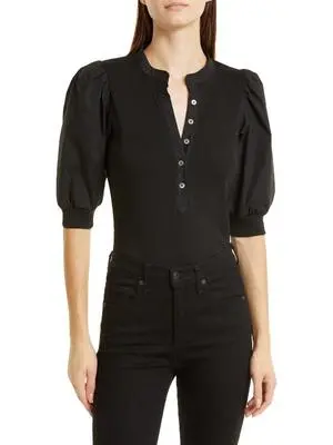 Veronica Beard Coralee Blouse - Black