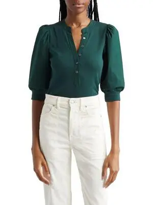 Veronica Beard Veronica Beard Coralee Blouse Pine