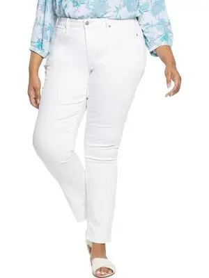NYDJ Sheri Slim Ankle Jeans - Optic White