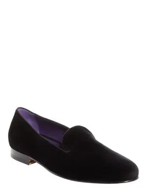 Ralph Lauren Purple Label Alonzo Smoking Slipper - Black