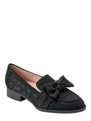 Bandolino Bow Loafer - Black Lace