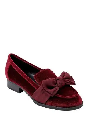 Bandolino Bow Loafer - Dark Red