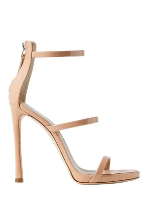GIUSEPPE ZANOTTI Giuseppe Zanotti Harmony Patent-Leather Sandals Neutral