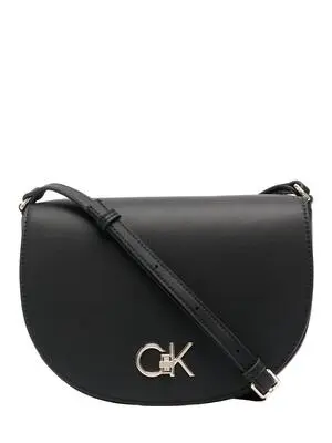 Calvin Klein Logo-plaque Crossbody Bag - Black