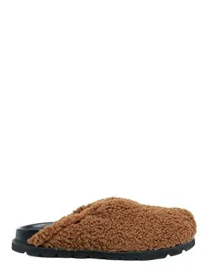 REIKE NEN Faux-fur Slip-on Loafers - Brown
