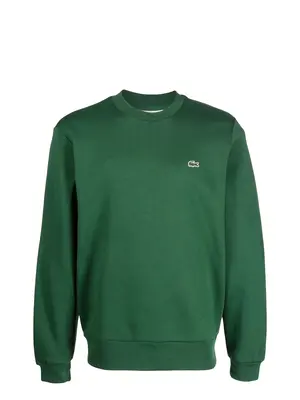 Lacoste Logo-appliqué Sweatshirt - Green