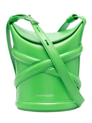 Alexander McQueen The Curve Bucket Bag - Green