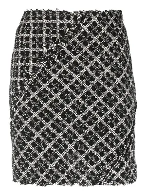 Rodebjer Knitted Texture Skirt - Black