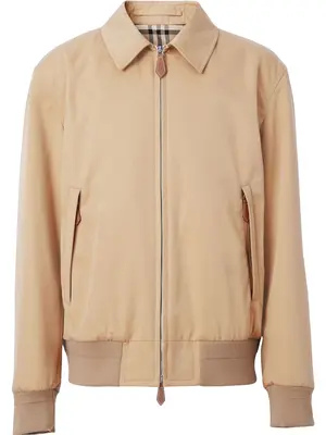 Burberry Heritage Harrington Jacket - Neutrals