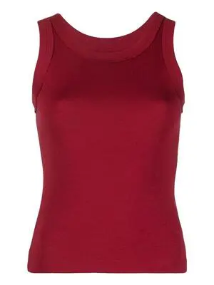 STYLAND Organic Cotton Vest Top - Red