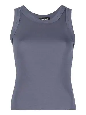 STYLAND Organic Cotton Vest Top - Blue
