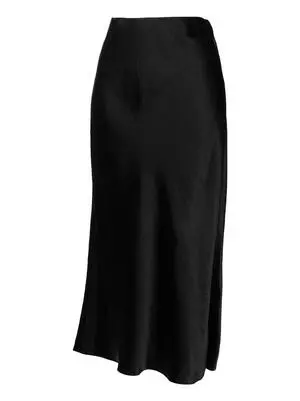 Vince High-waisted Midi Skirt - Black