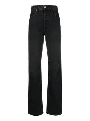 Ulla Johnson Agnes High-waisted Jeans - Black