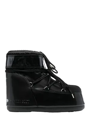Moon Boot Chunky Lace-up Boots - Black