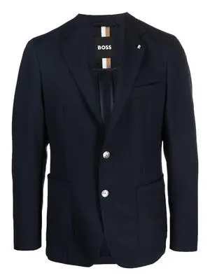 BOSS Single-breasted Blazer - Blue