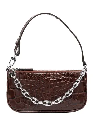 By Far Mini Rachel Tote Bag - Brown