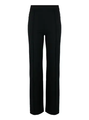 Spanx High-rise Flared Trousers - Black