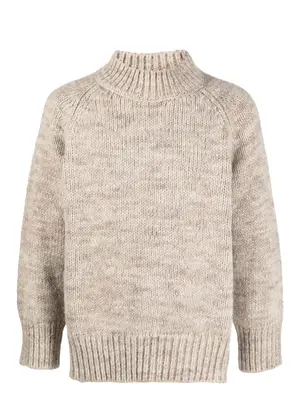 MAISON MARGIELA Botanical Dye Crew-neck Jumper - Neutrals