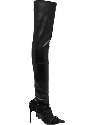 HARDOT Thigh-high Boots - Black