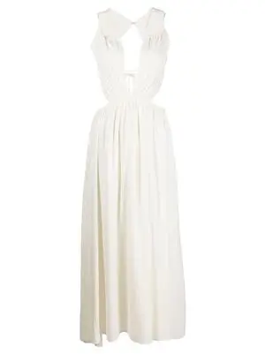 Cult Gaia Open-back Midi Dress - White
