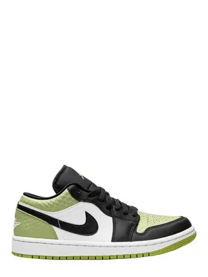 JORDAN Air 1 Low Se Vivid Snakeskin Sneakers - Green
