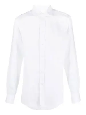 RALPH LAUREN PURPLE LABEL Long-sleeved Linen Shirt