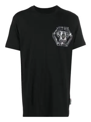 Philipp Plein Logo-print Short-sleeved T-shirt - Black