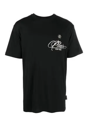 Philipp Plein Logo-print Short-sleeved T-shirt - Black