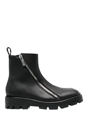 GMBH Double-zip Ankle Boots - Black