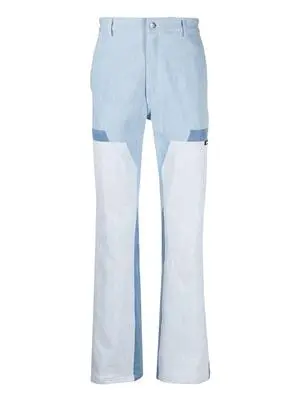 NAHMIAS Straight-leg Panelled Jeans - Blue