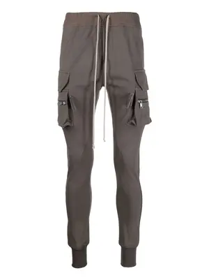 Rick Owens Drawstring-waist Tapered Trousers - Brown