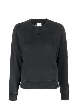 COURREGES Crew-Neck Sweatshirt