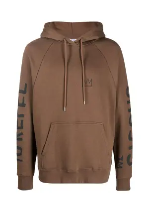 ÉTUDES STUDIO Racing Self-portrait Hoodie - Brown