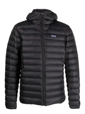 Patagonia Logo-patch Padded Down Jacket - Black