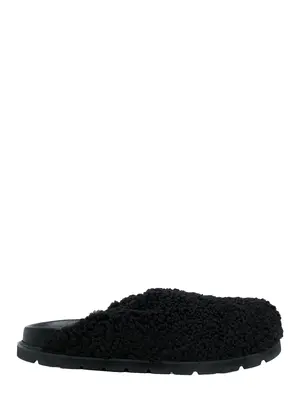 REIKE NEN Faux-fur Loafers - Black