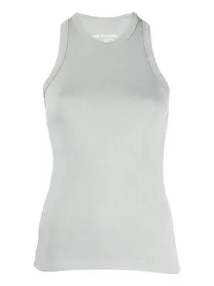 LOW CLASSIC LOW CLASSIC Cotton Racerback Tank Top Green