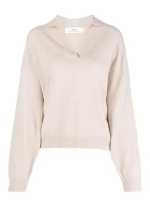 Arch4 V-neck Cashmere Jumper - Neutrals