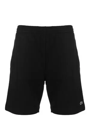 Lacoste Logo-patch Track Shorts - Black
