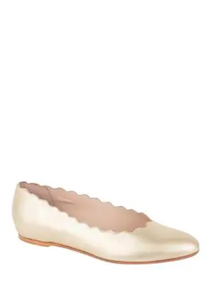 PATRICIA GREEN Patricia Green Palm Beach Scalloped Ballet Flat