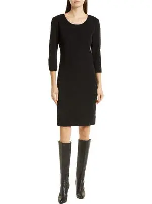 MISOOK Misook Scoop Neck Knit Dress