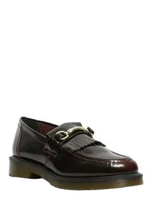 Dr. Martens Adrian Snaffle Leather Loafers Red