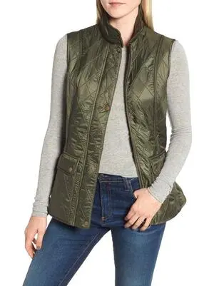 Barbour Wray Fleece Lined Vest - Olive