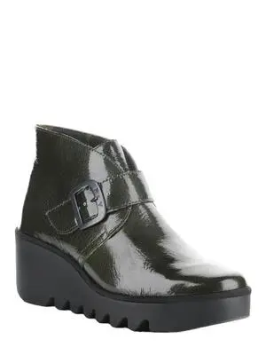 Fly London FLY London Birt Wedge Bootie Green Rock