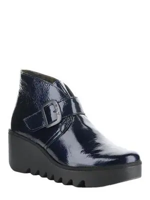 Fly London FLY London Birt Wedge Bootie Navy Rock
