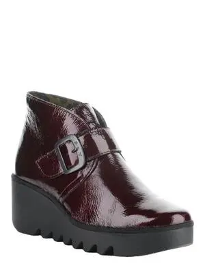 Fly London FLY London Birt Wedge Bootie Wine Rock