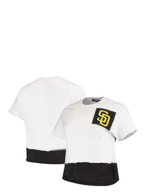 REFRIED APPAREL San Diego Padres Cropped T-shirt - Gray